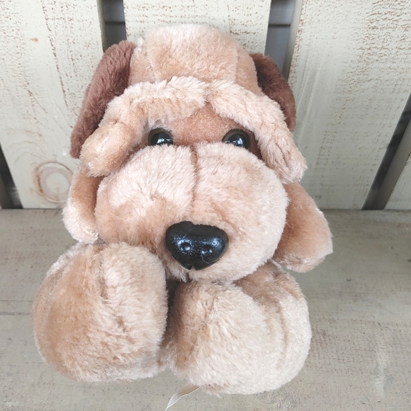 Plush Puppys | Toys | Vintage 986 Raffoler Plush Brown Tan Puppy Dog ...